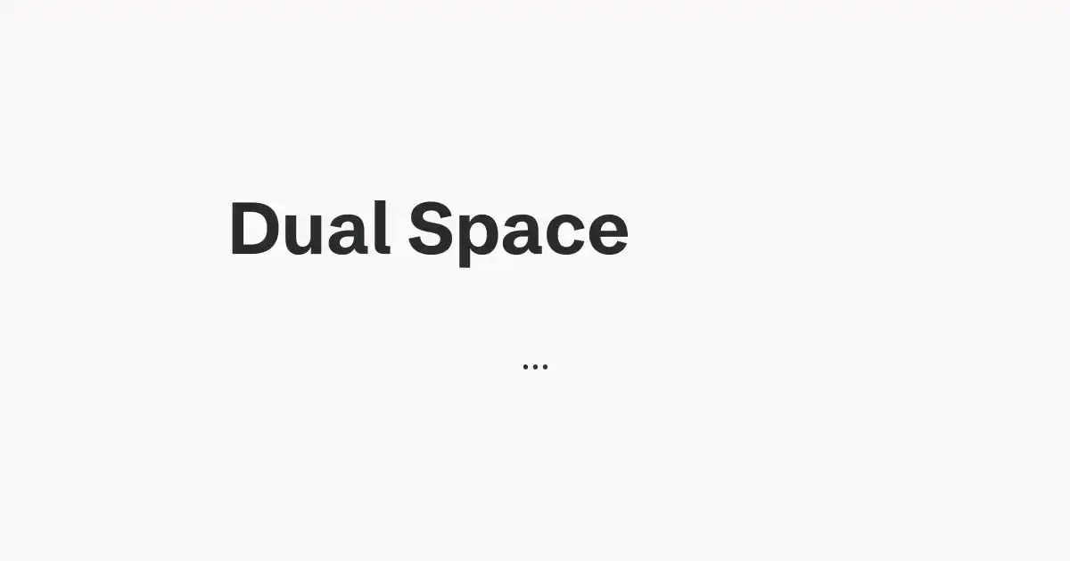 Dual Space